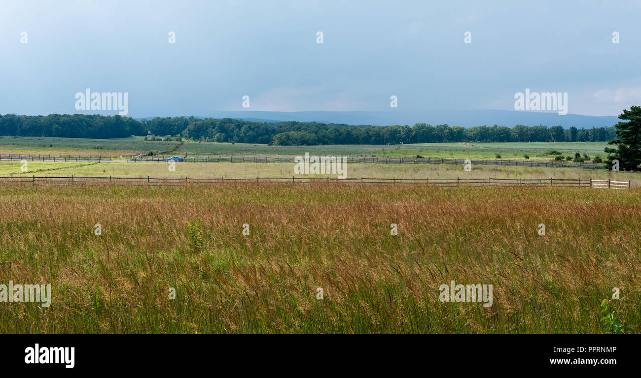 Gettysburg battlefield summer hi-res stock photography and images - Alamy