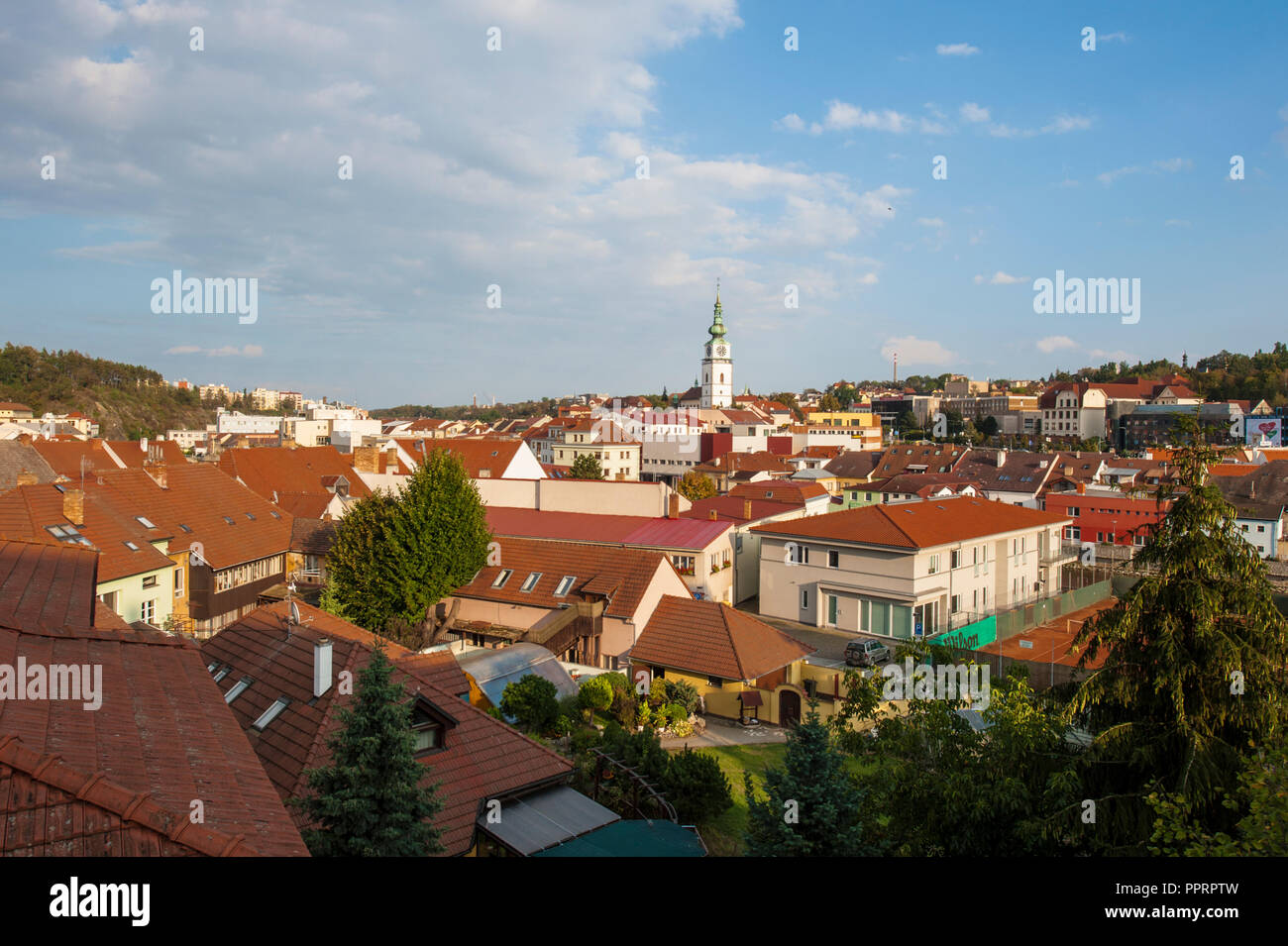 Trebic town tower hi-res stock photography and images - Alamy