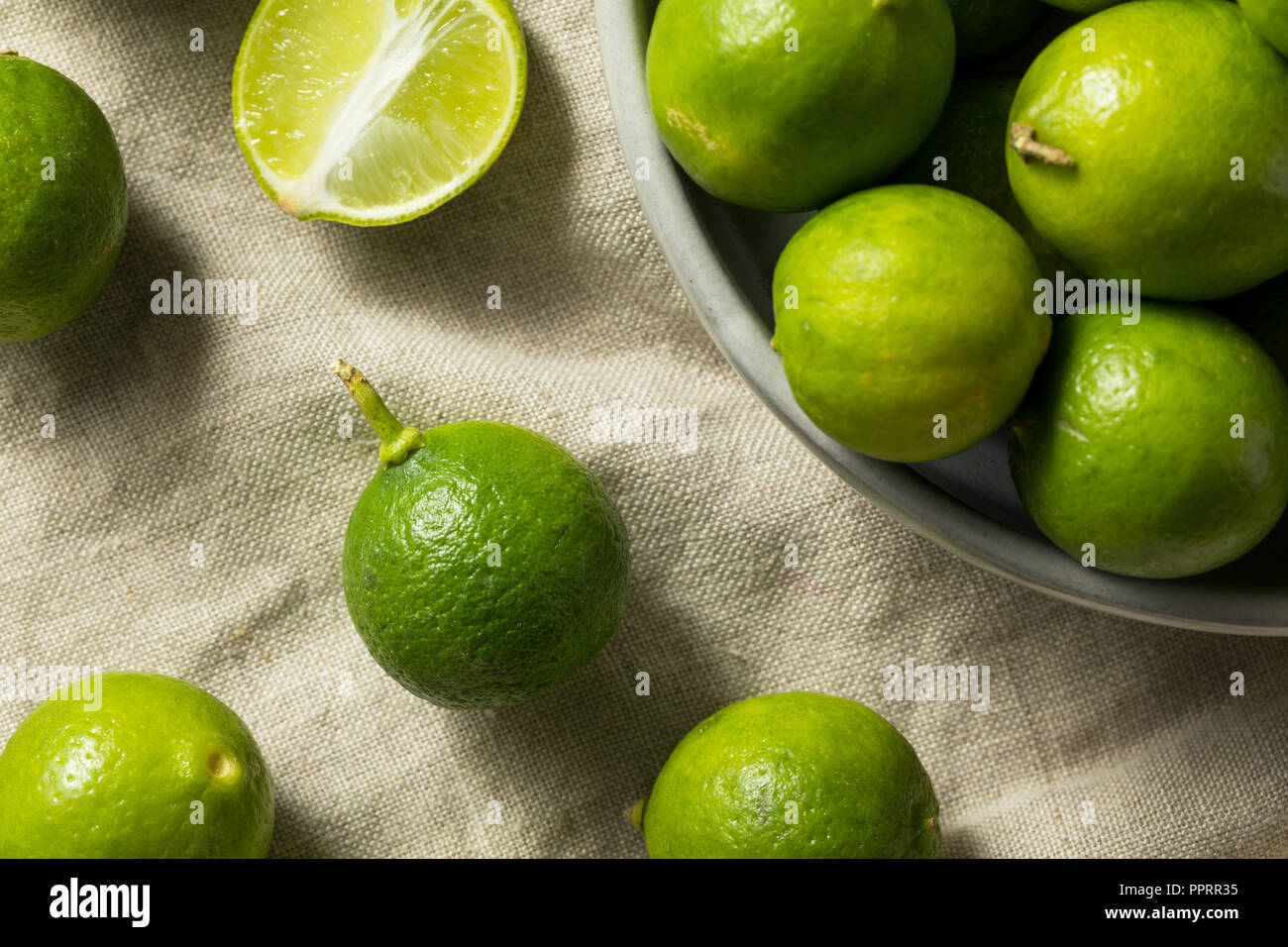 Limes keylimes lime citrus hi-res stock photography and images - Alamy
