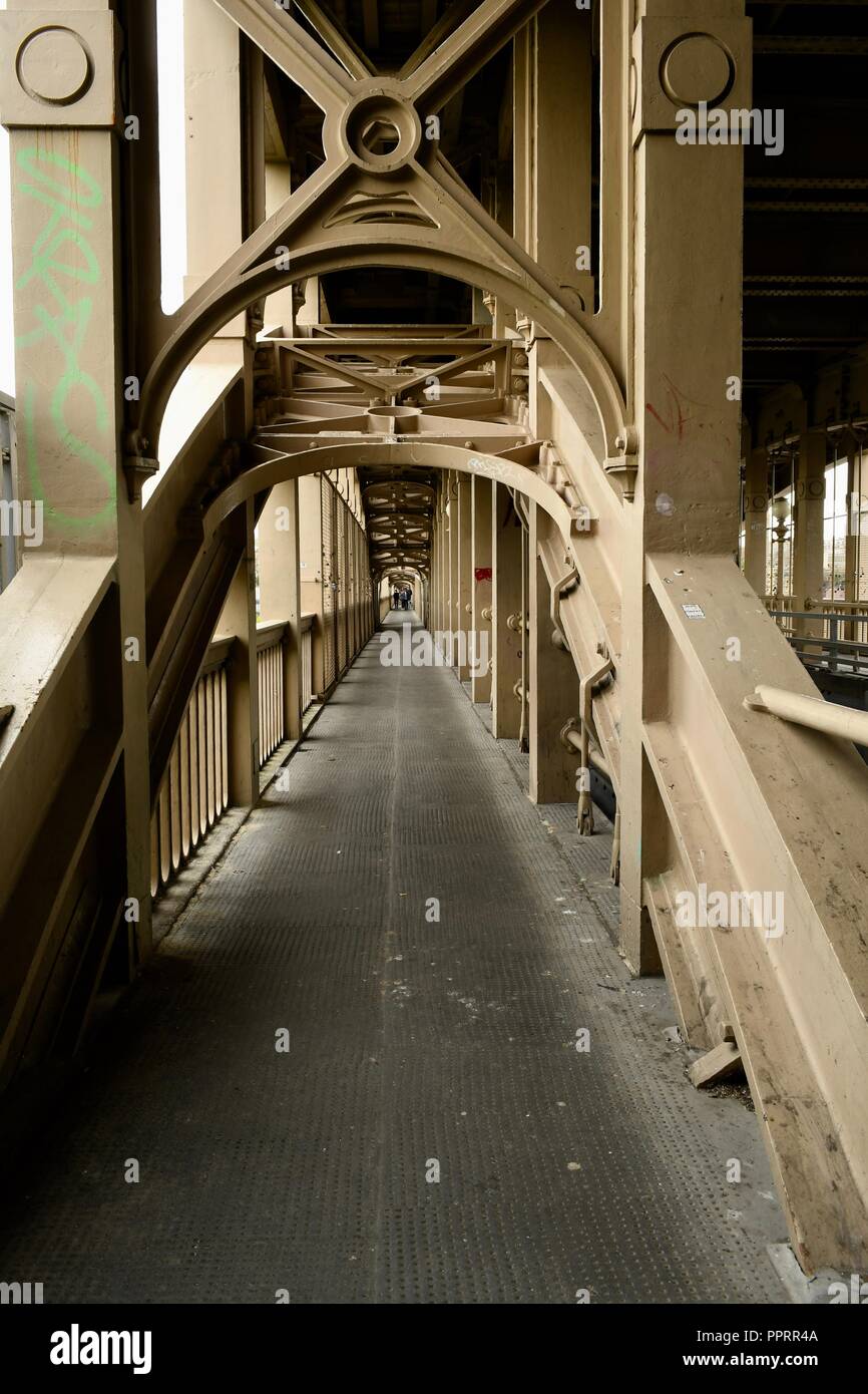 The High Level Bridge between Newcastle and Gateshead crossing the ...