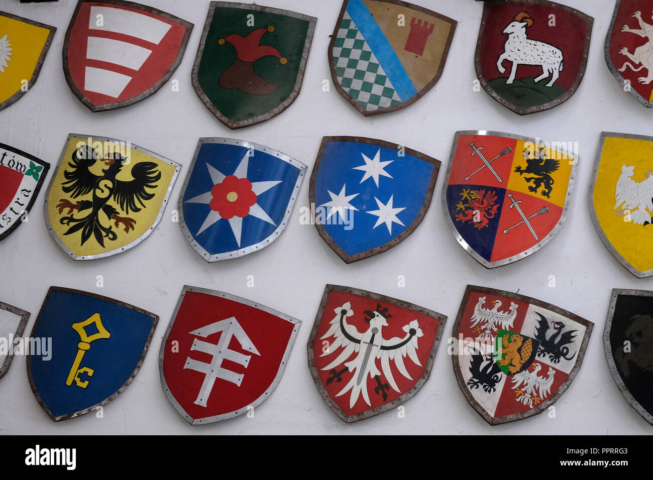 Polish coat of arms Stock Photo - Alamy