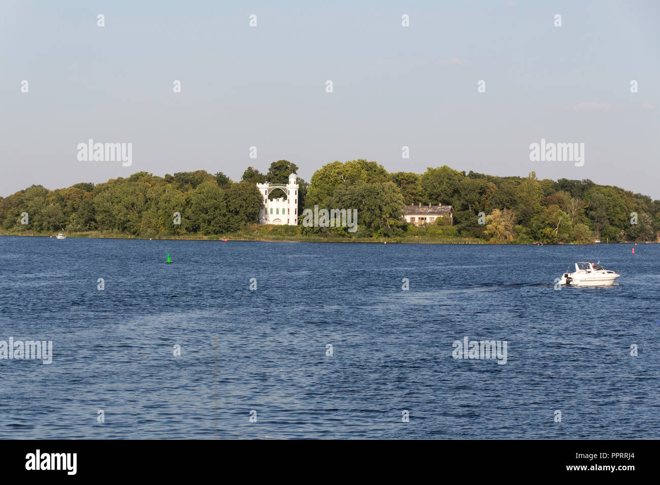 A view of the Pfaueninsel, Berlin Stock Photo - Alamy