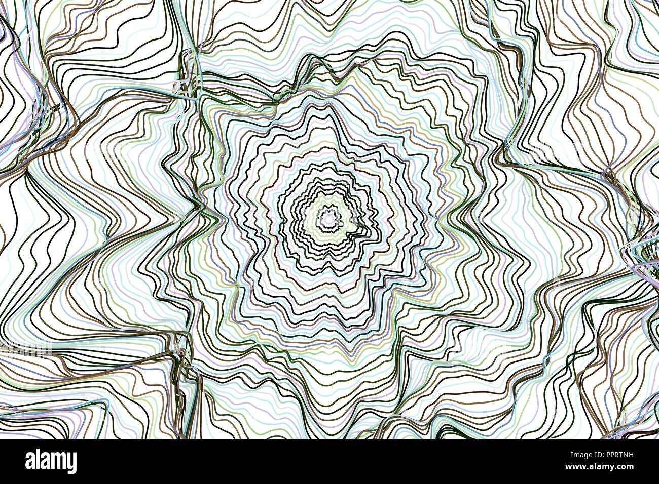 Abstract messy lines wave geometric pattern, colorful & artistic for ...