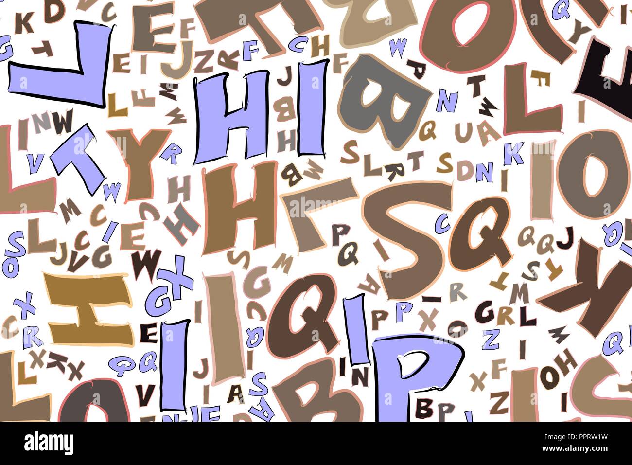 Texture background colorful. Abstract alphabets letters, good for ...