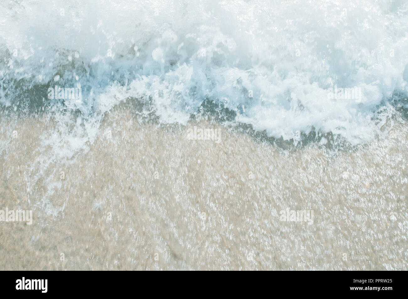 Ocean. Soft sea wave on sand beach Stock Photo - Alamy