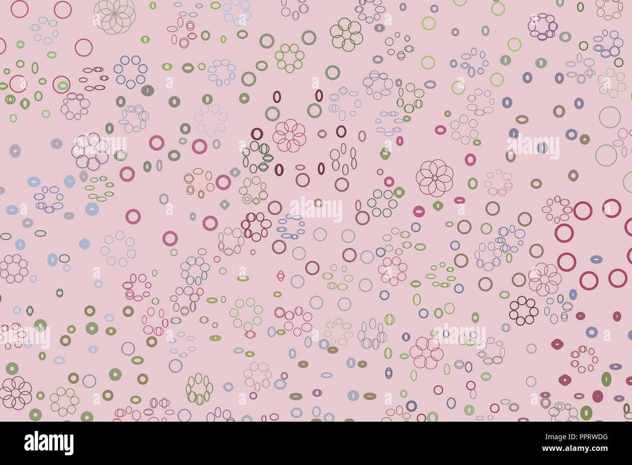 Abstract conceptual geometric circles or ellipses. Good for web page ...