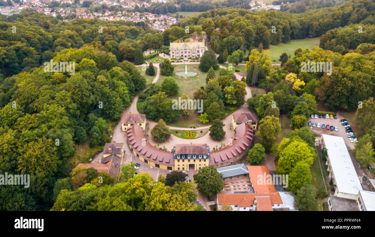 Schloss Altenstein or Altenstein Palace, near Eisenach, Thuringia ...