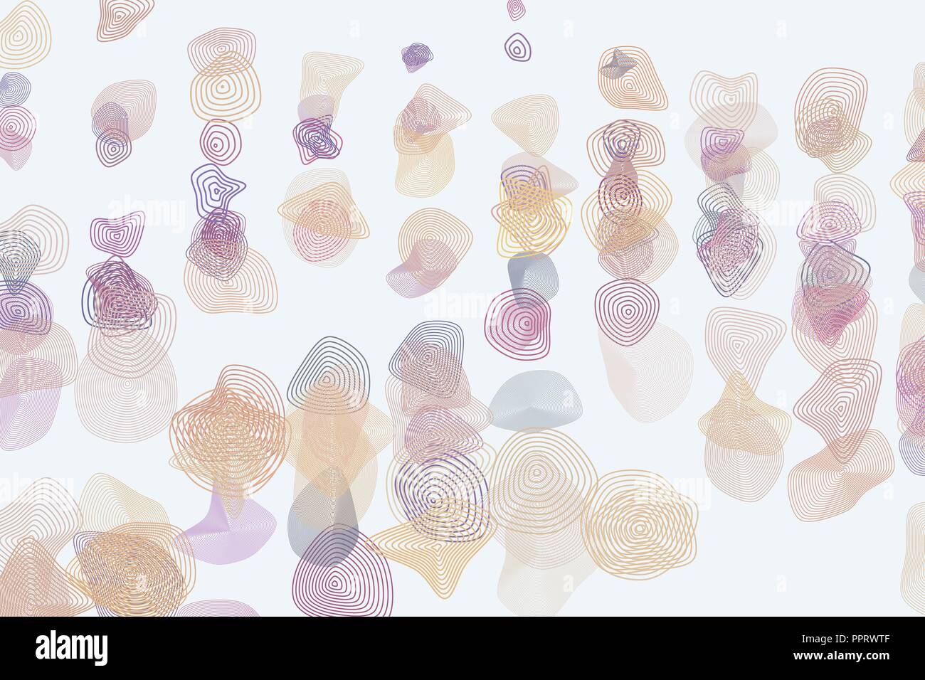 Artistic rounded shapes background pattern abstract. Vector ...