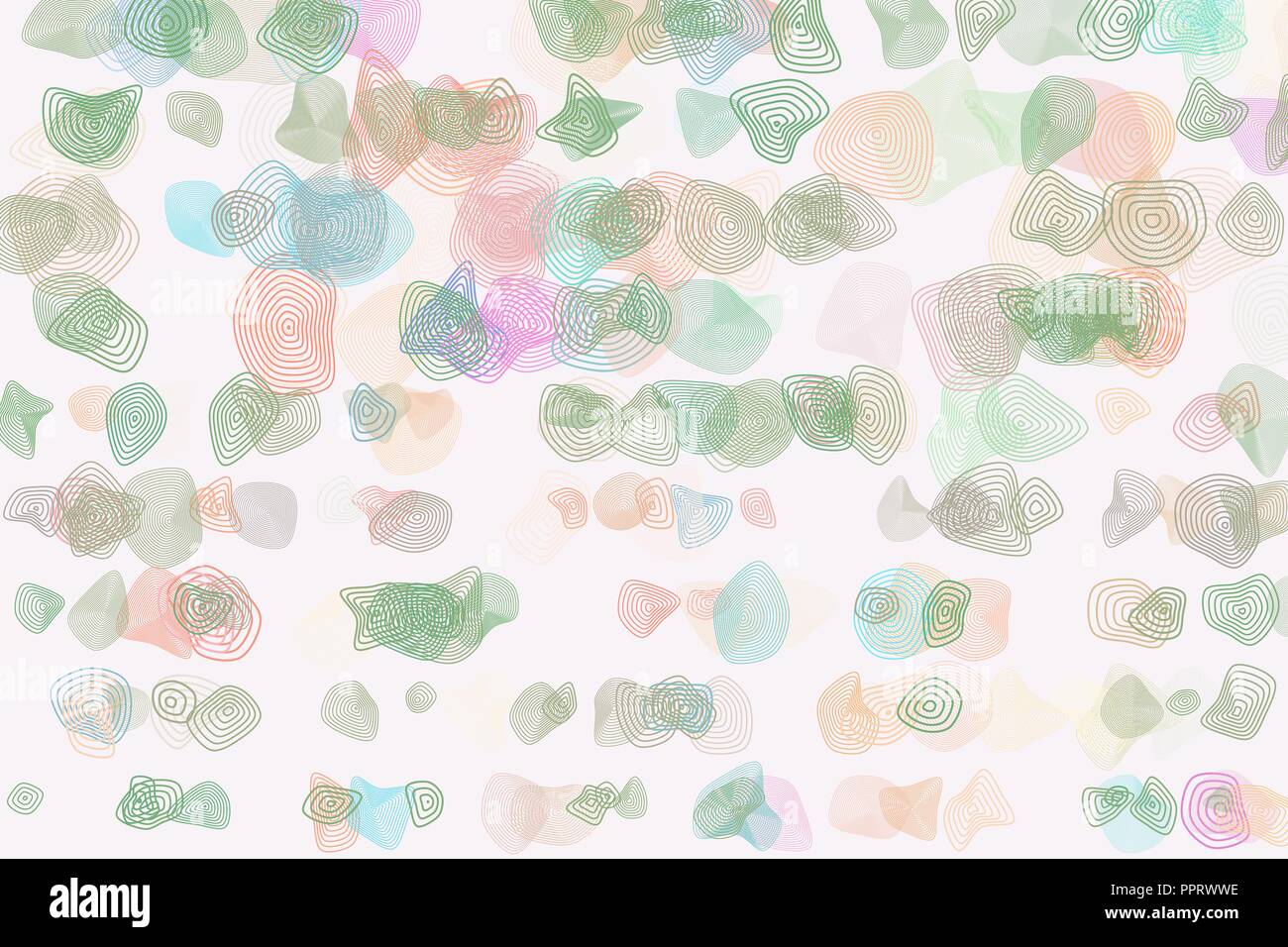 Abstract geometric background with rounded shapes. Vector illustration ...