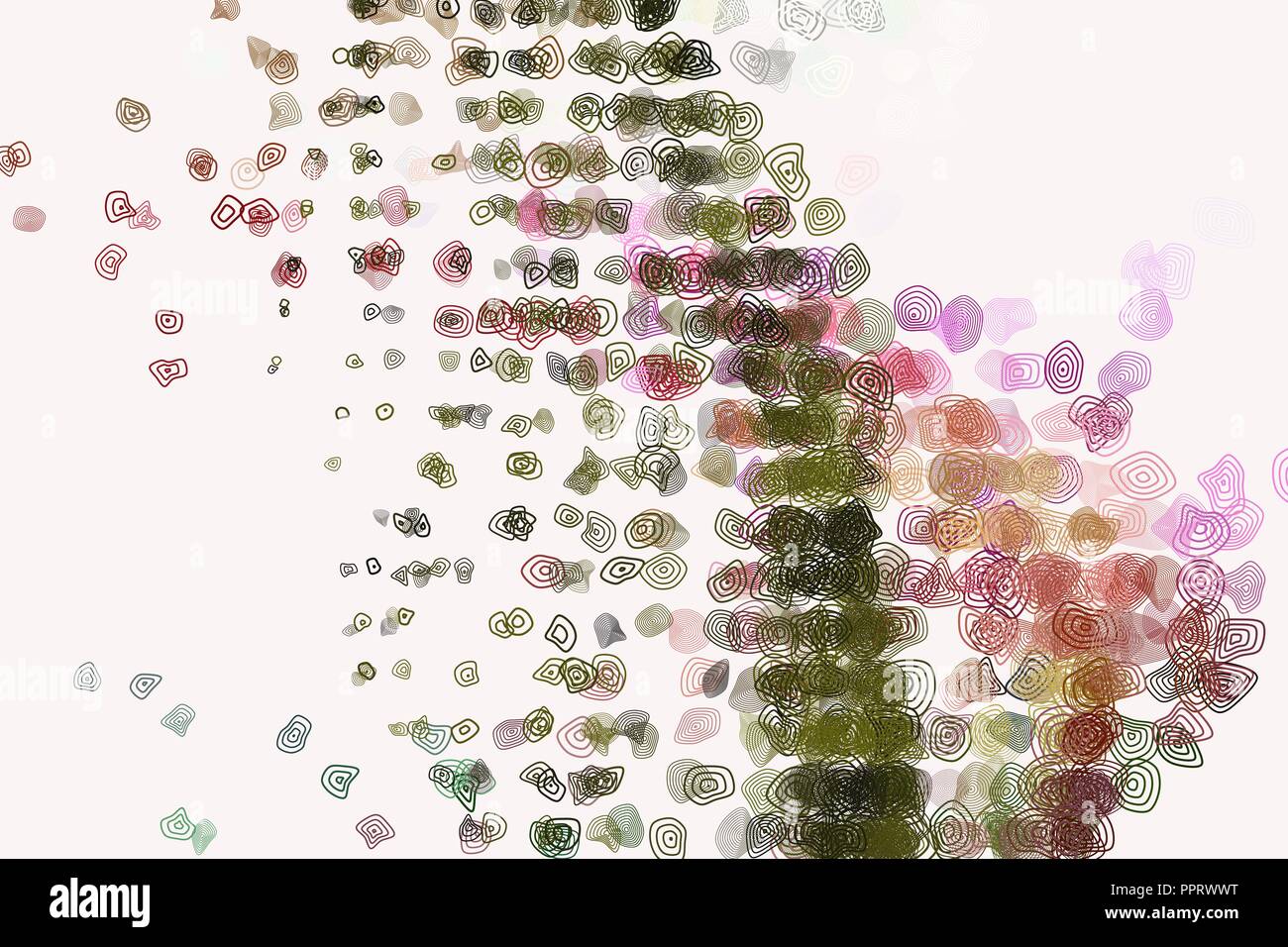 Abstract colored geometric rounded shapes. Good for web page, wallpaper ...