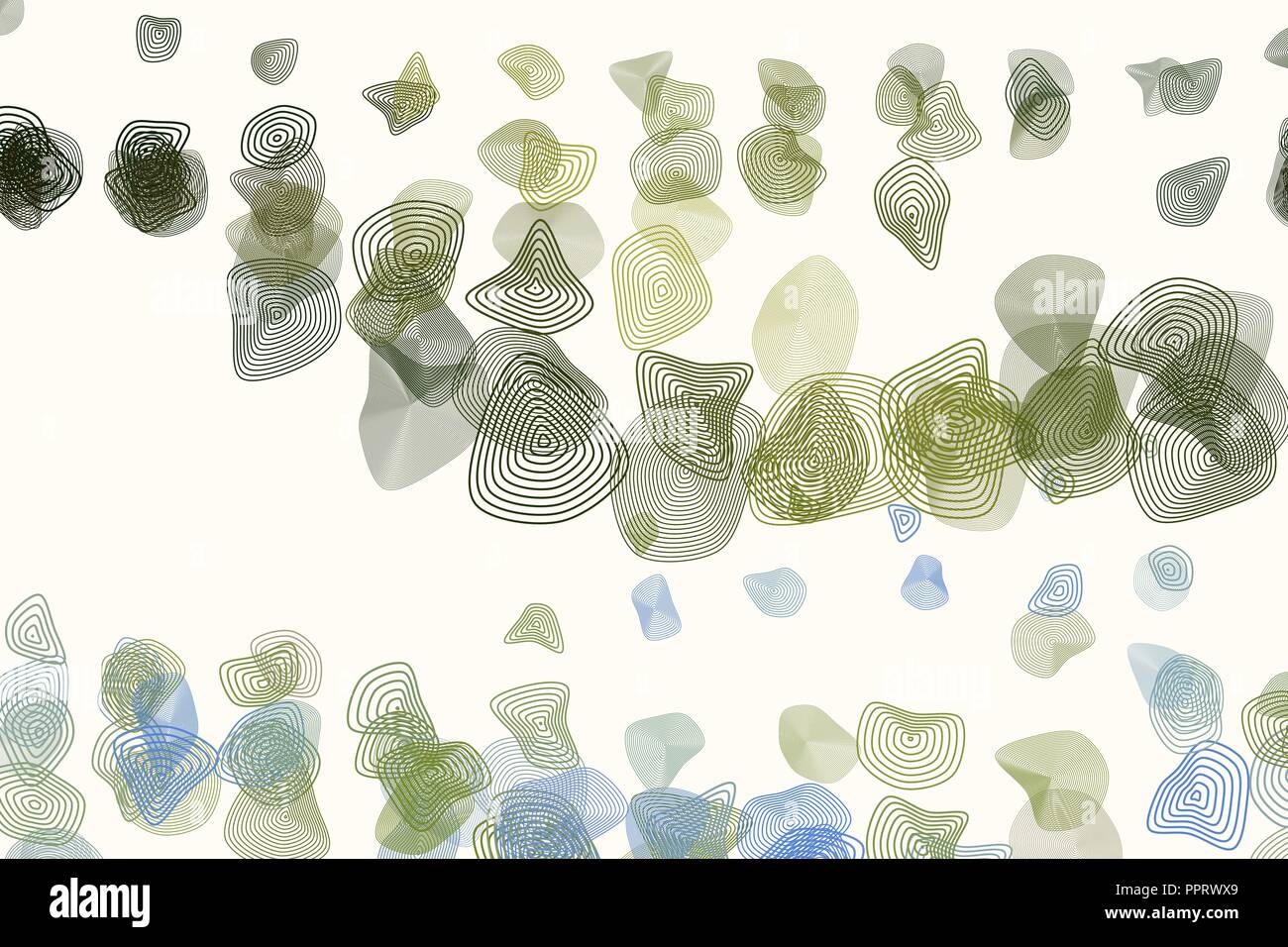 Abstract geometric background with rounded shapes. Vector illustration ...