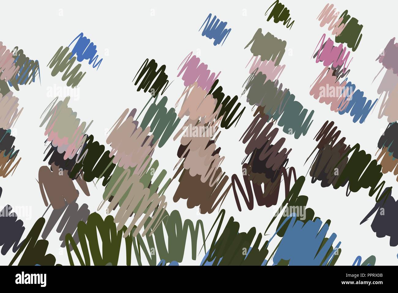 Abstract illustrations of pencil or pen lines Sketch, conceptual. Good ...