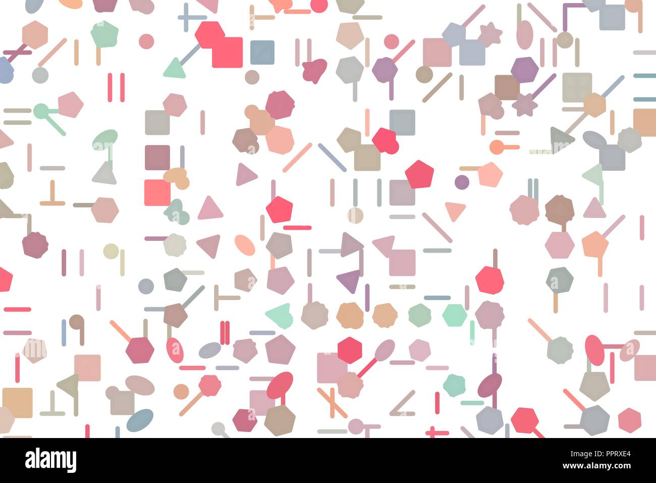 Decorative and artistic line or shape illustrations. Good for design ...