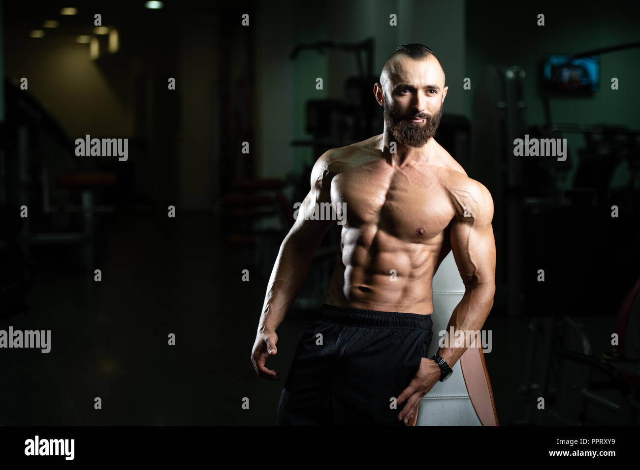 Handsome Good Looking And Attractive Young Man With Muscular Body ...