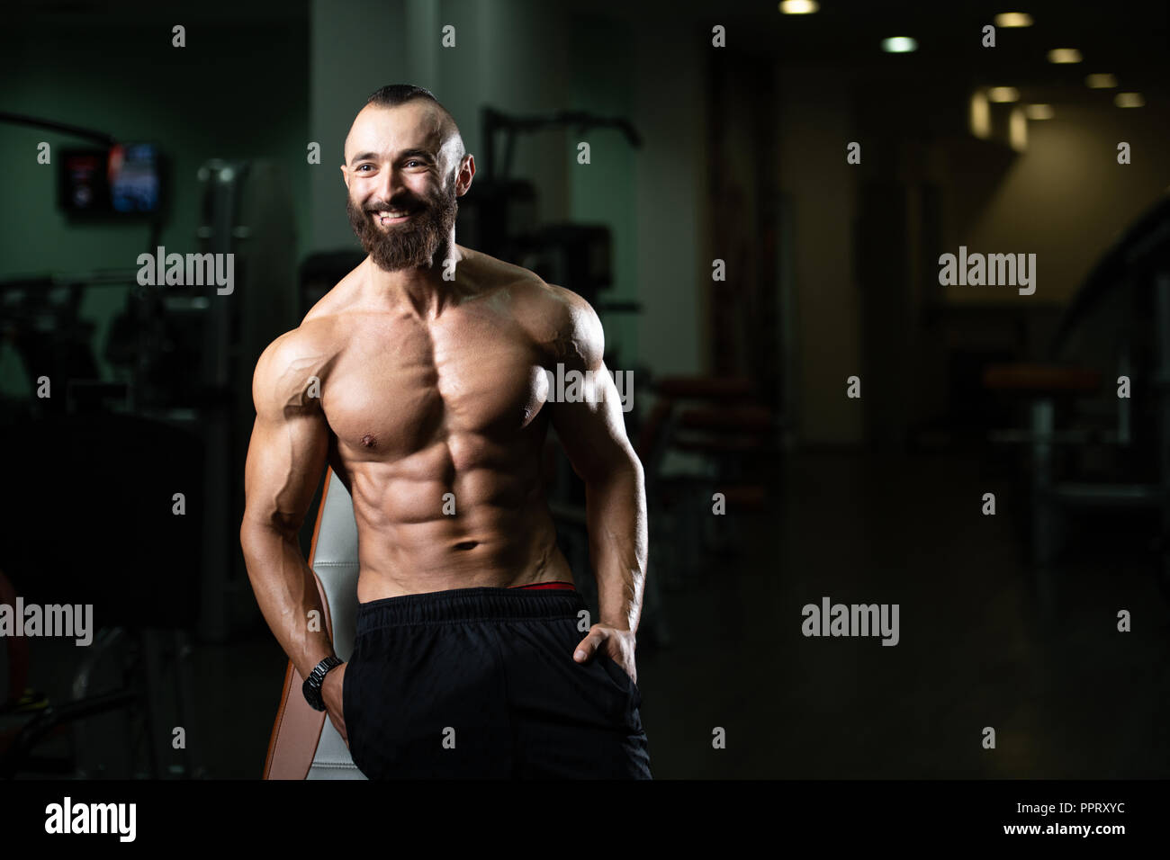 Handsome Good Looking And Attractive Young Man With Muscular Body ...