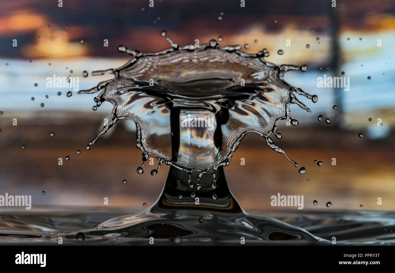 splash art water drops Stock Photo - Alamy