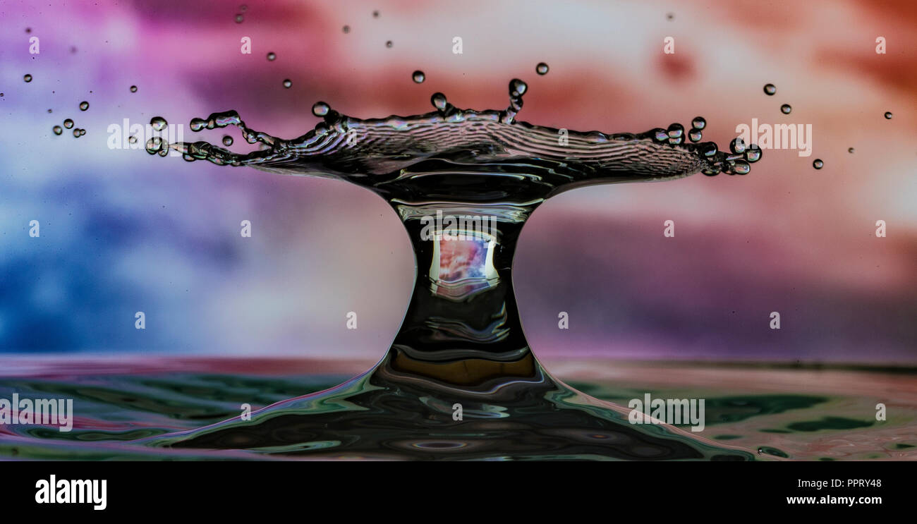 splash art water drops Stock Photo - Alamy
