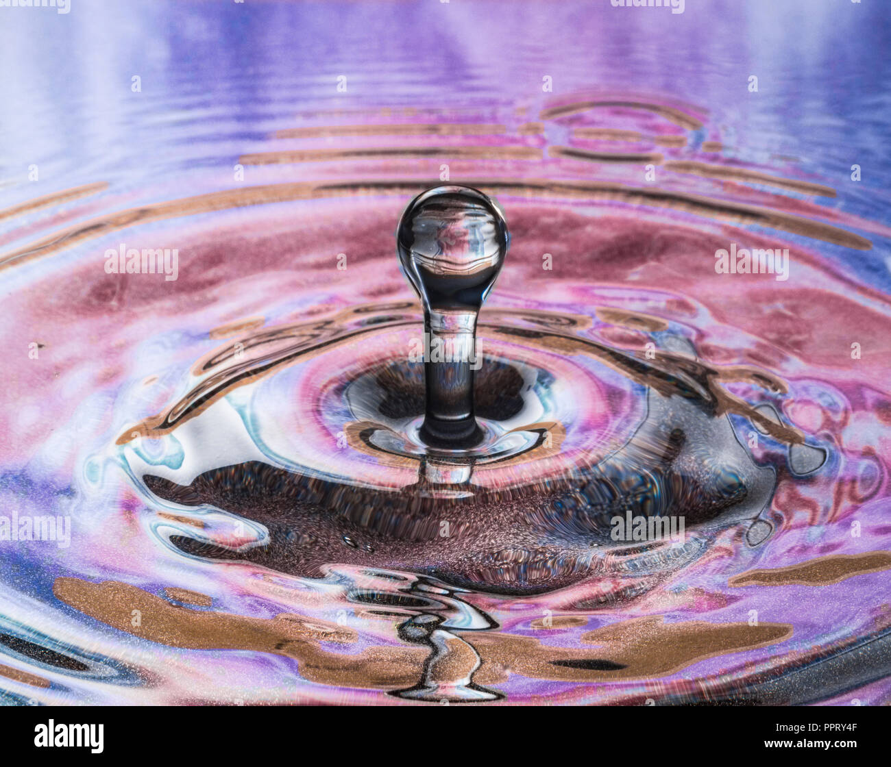 splash art water drops Stock Photo - Alamy