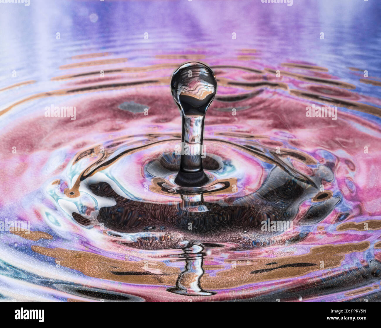 splash art water drops Stock Photo - Alamy