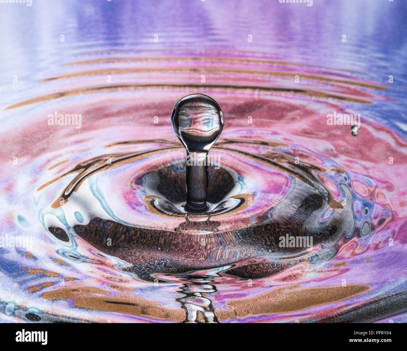 splash art water drops Stock Photo - Alamy