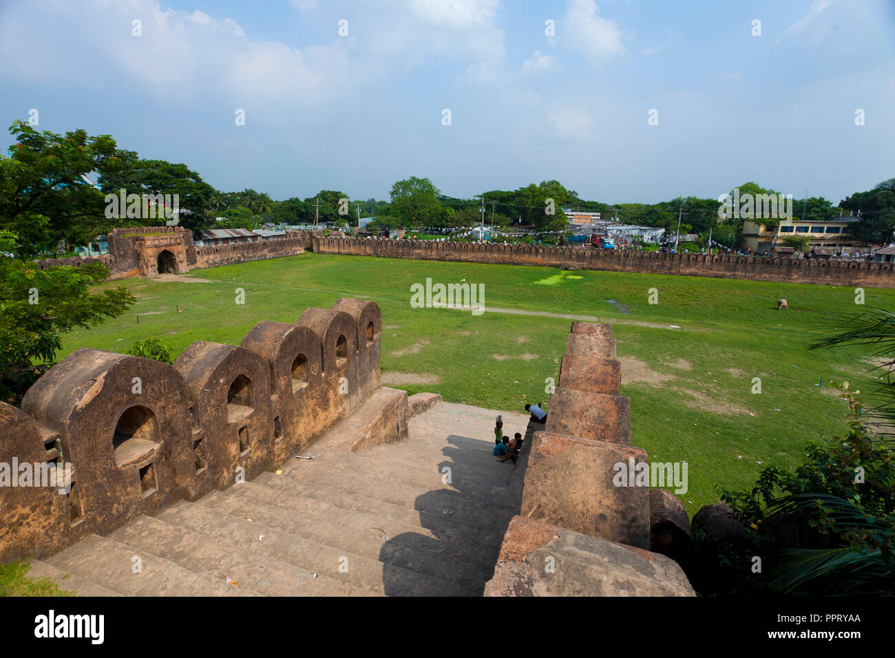 Sonakanda Fort, a Mughal river-fort located on the eastern bank of the ...