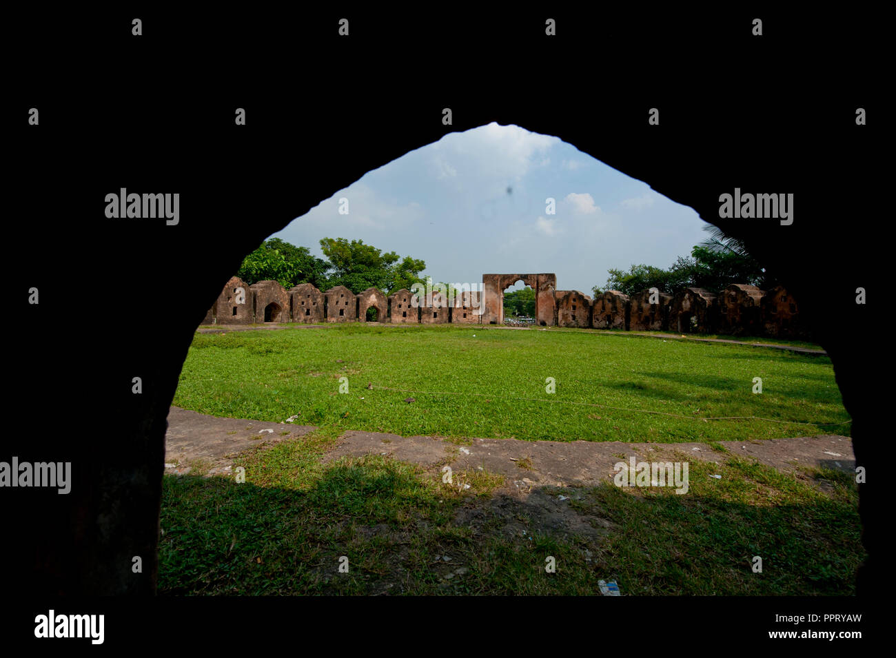 Sonakanda Fort, a Mughal river-fort located on the eastern bank of the ...