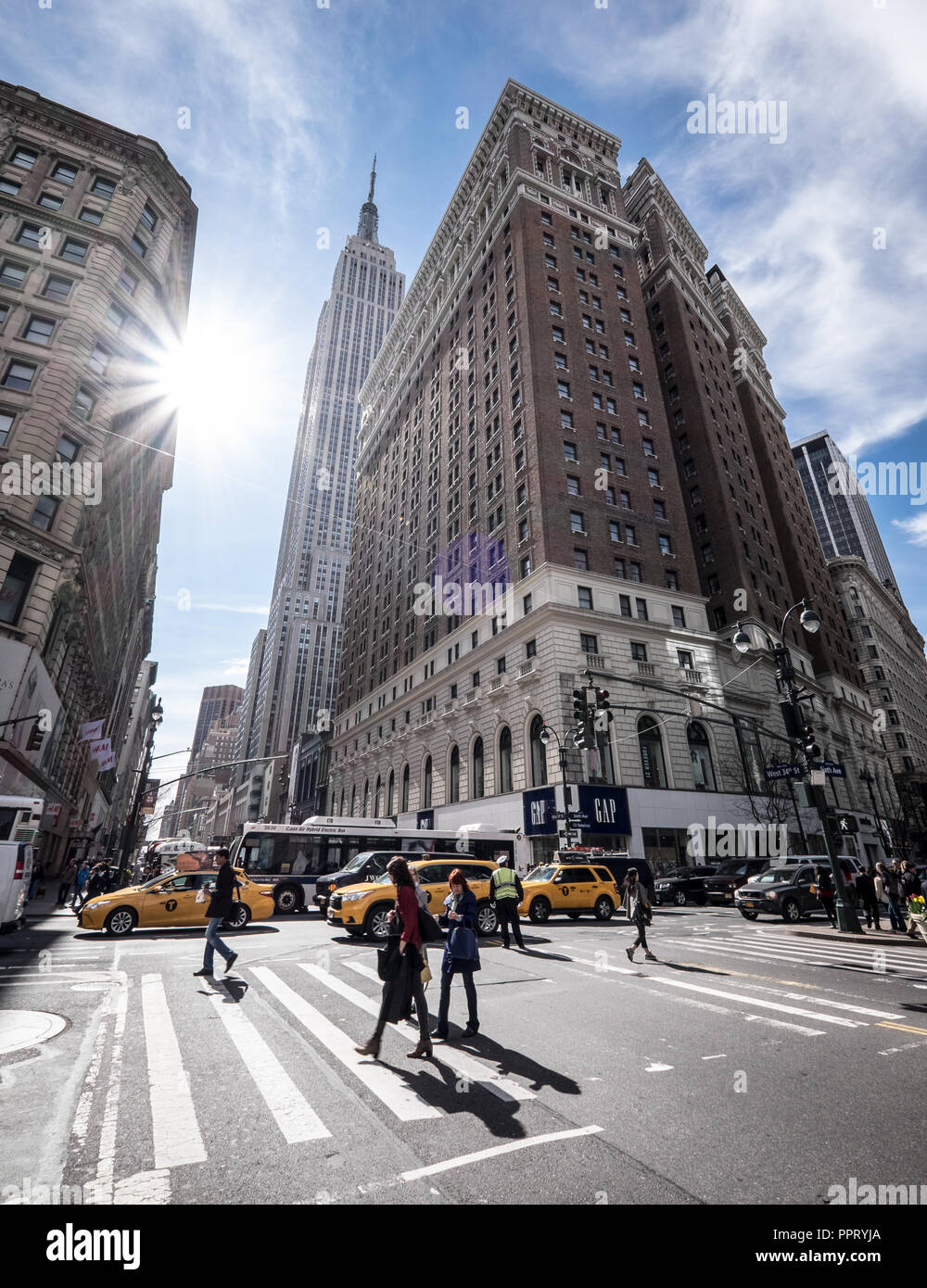New York city streets , Broadway Stock Photo - Alamy
