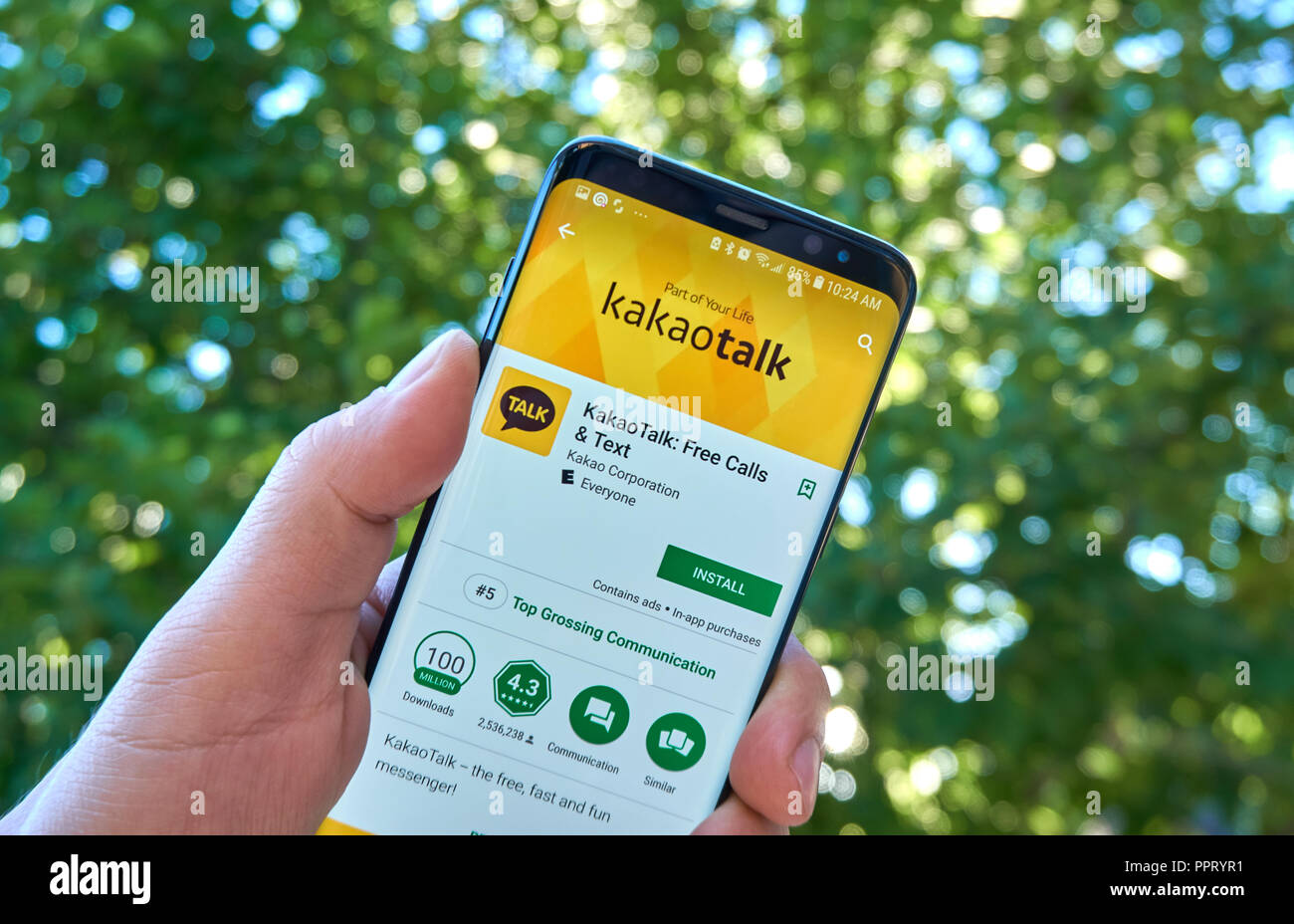 Kakao talk hi-res stock photography and images - Alamy