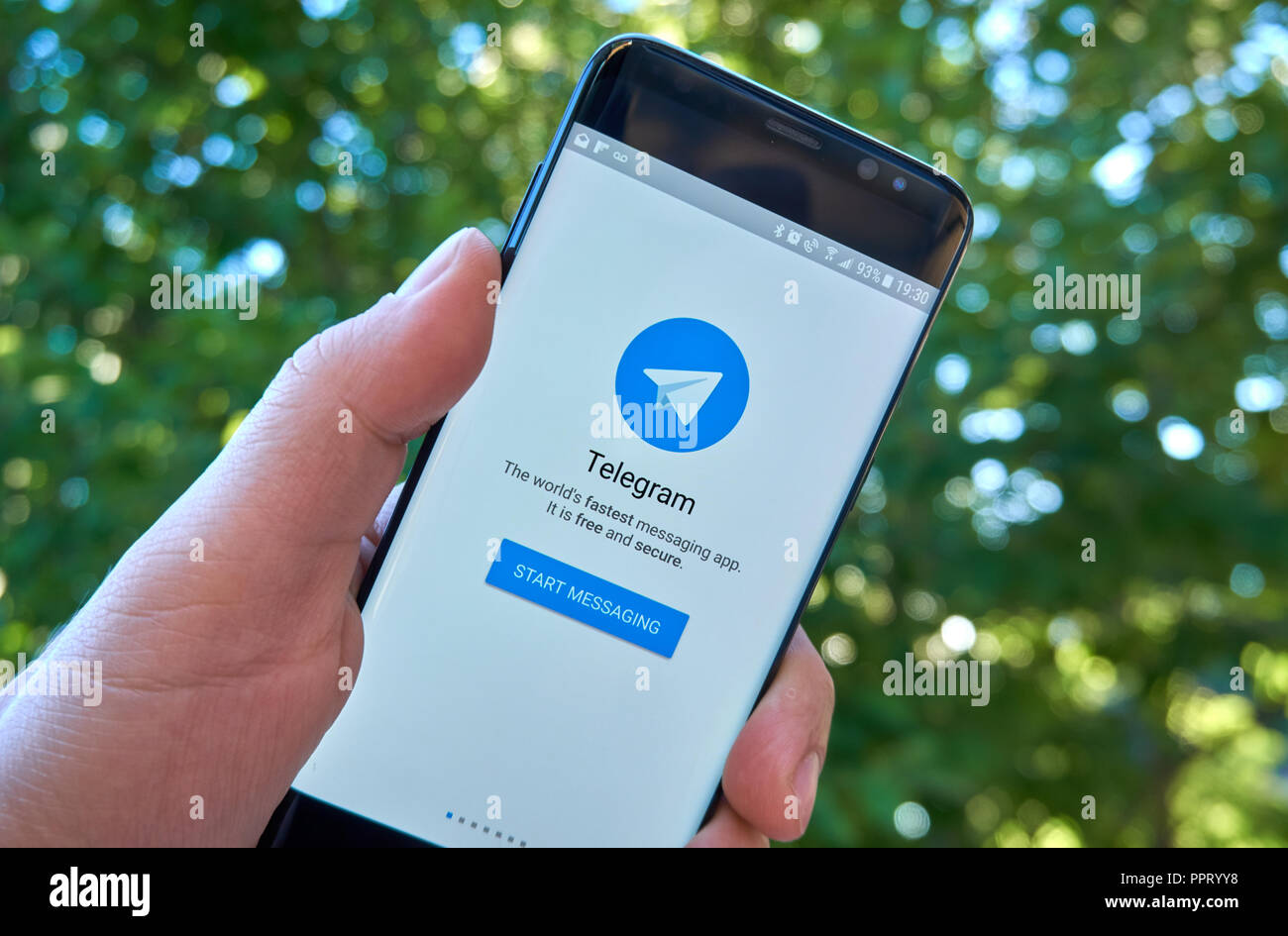 Telegram App Stock Photos & Telegram App Stock Images - Alamy