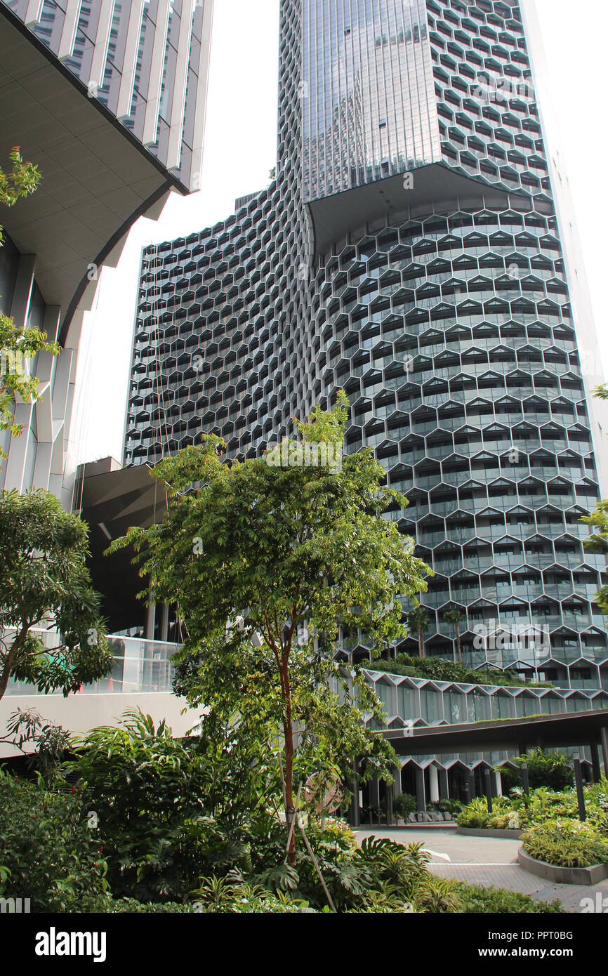 Modern buildings in Singapore Stock Photo - Alamy