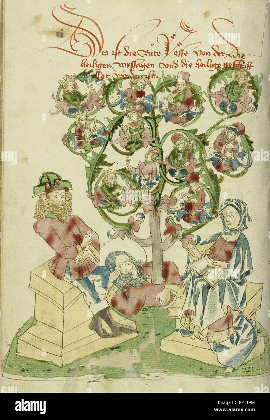 The Tree of Jesse; Follower of Hans Schilling, German, active 1459 ...