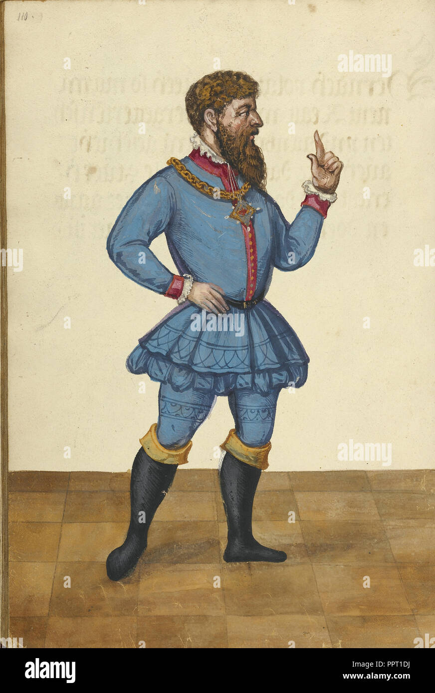 A Herald Wearing a Medal on a Chain; Augsburg, probably, Germany; about ...