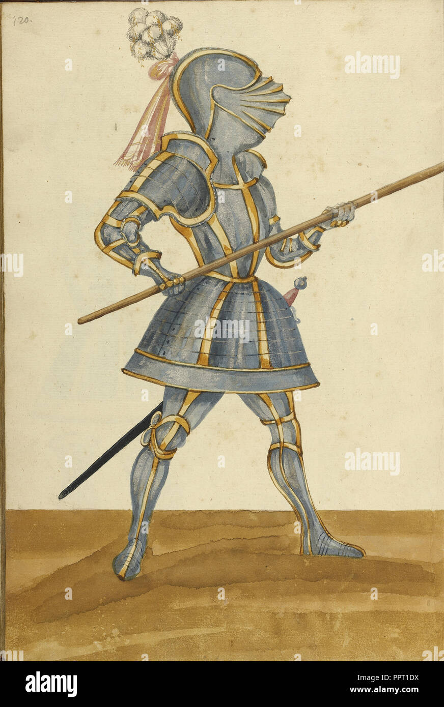 A Man in Armor; Augsburg, probably, Germany; about 1560 - 1570; Tempera ...