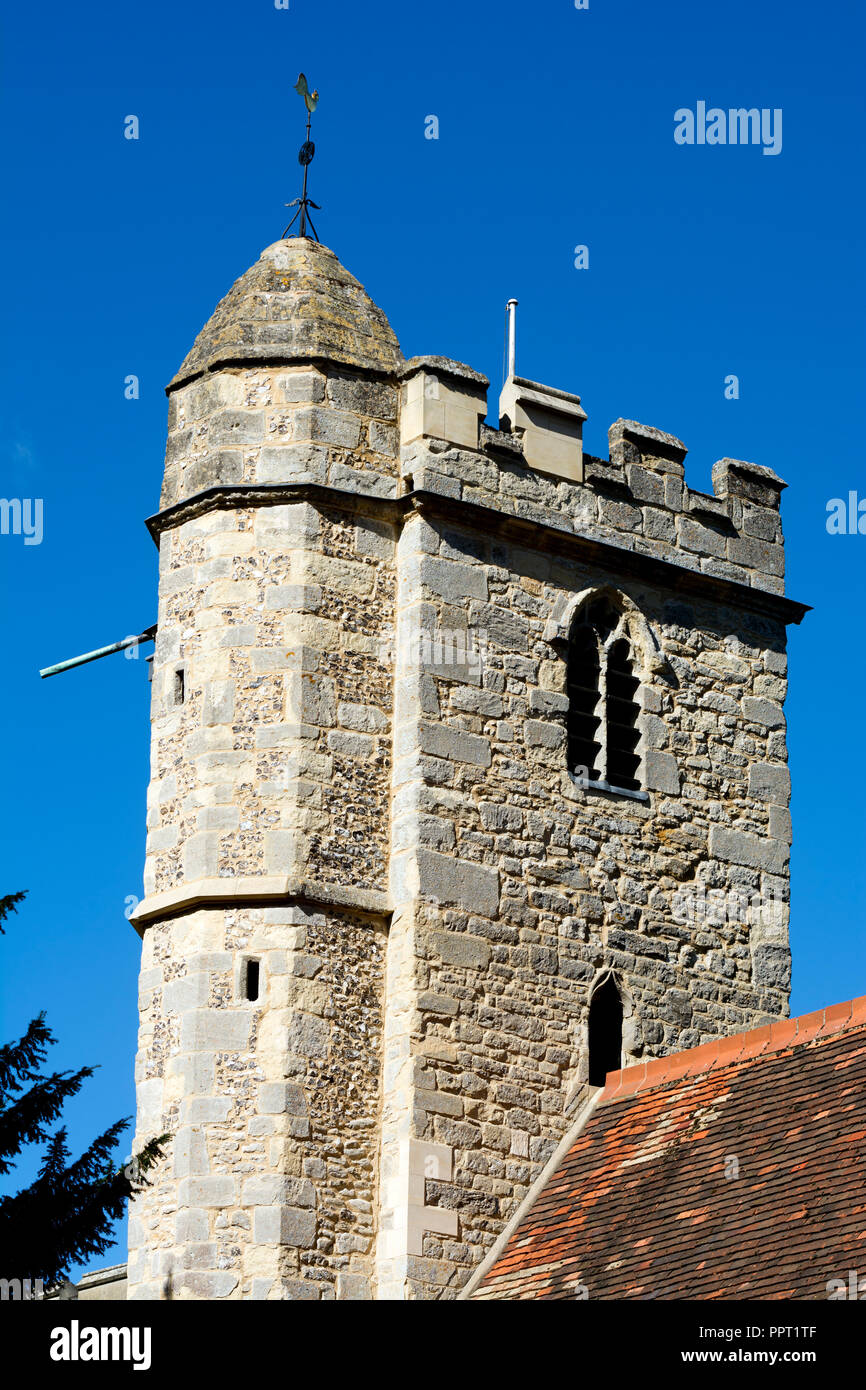 St Peter`s Church, Little Wittenham, Oxfordshire, England, UK Stock ...