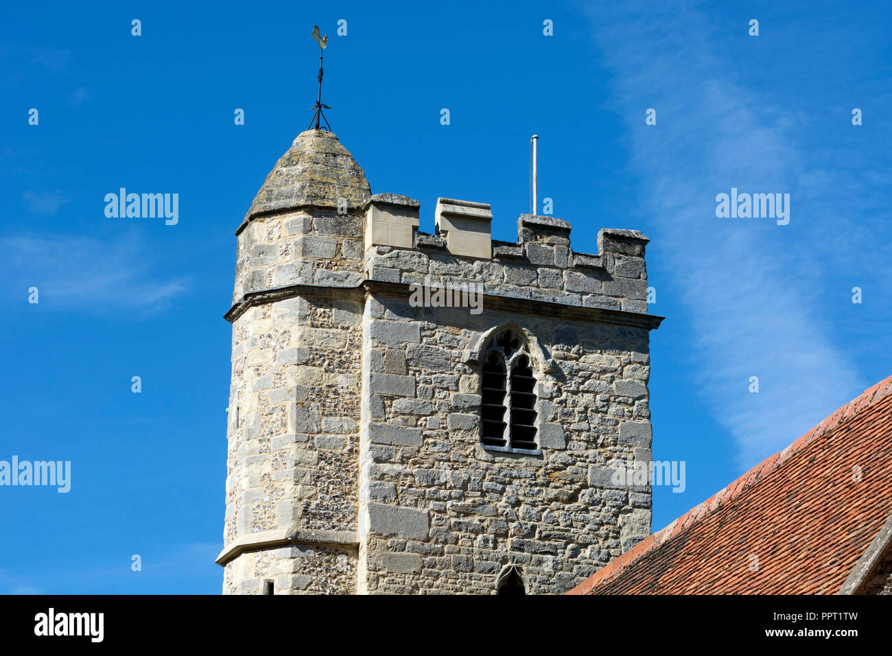 St Peter`s Church, Little Wittenham, Oxfordshire, England, UK Stock ...