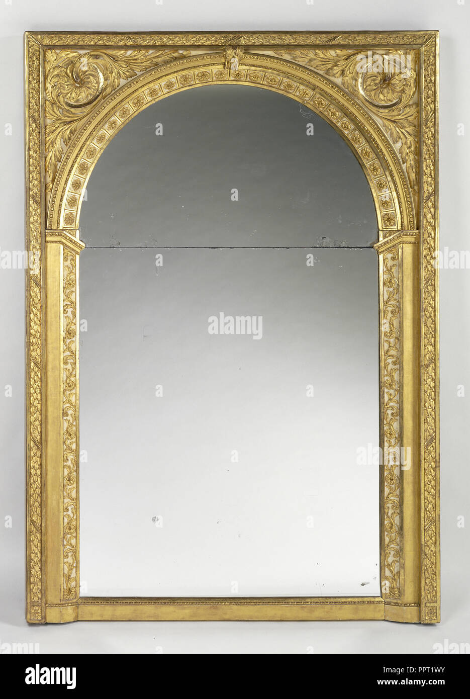 Mirror Frame; Paris, France; about 1780 - 1785; Gilded and painted oak ...