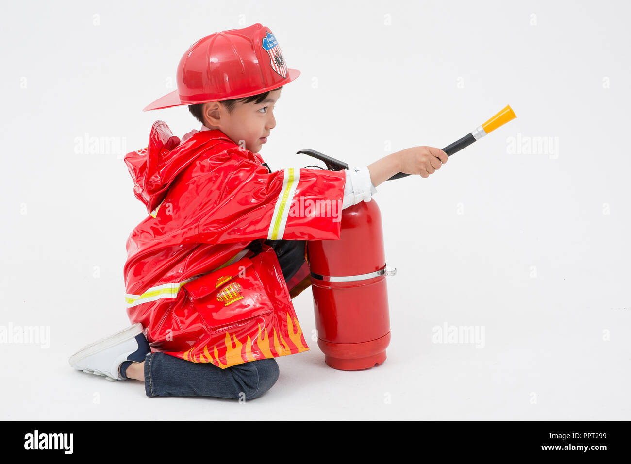 Children fire safety education 034 Stock Photo - Alamy