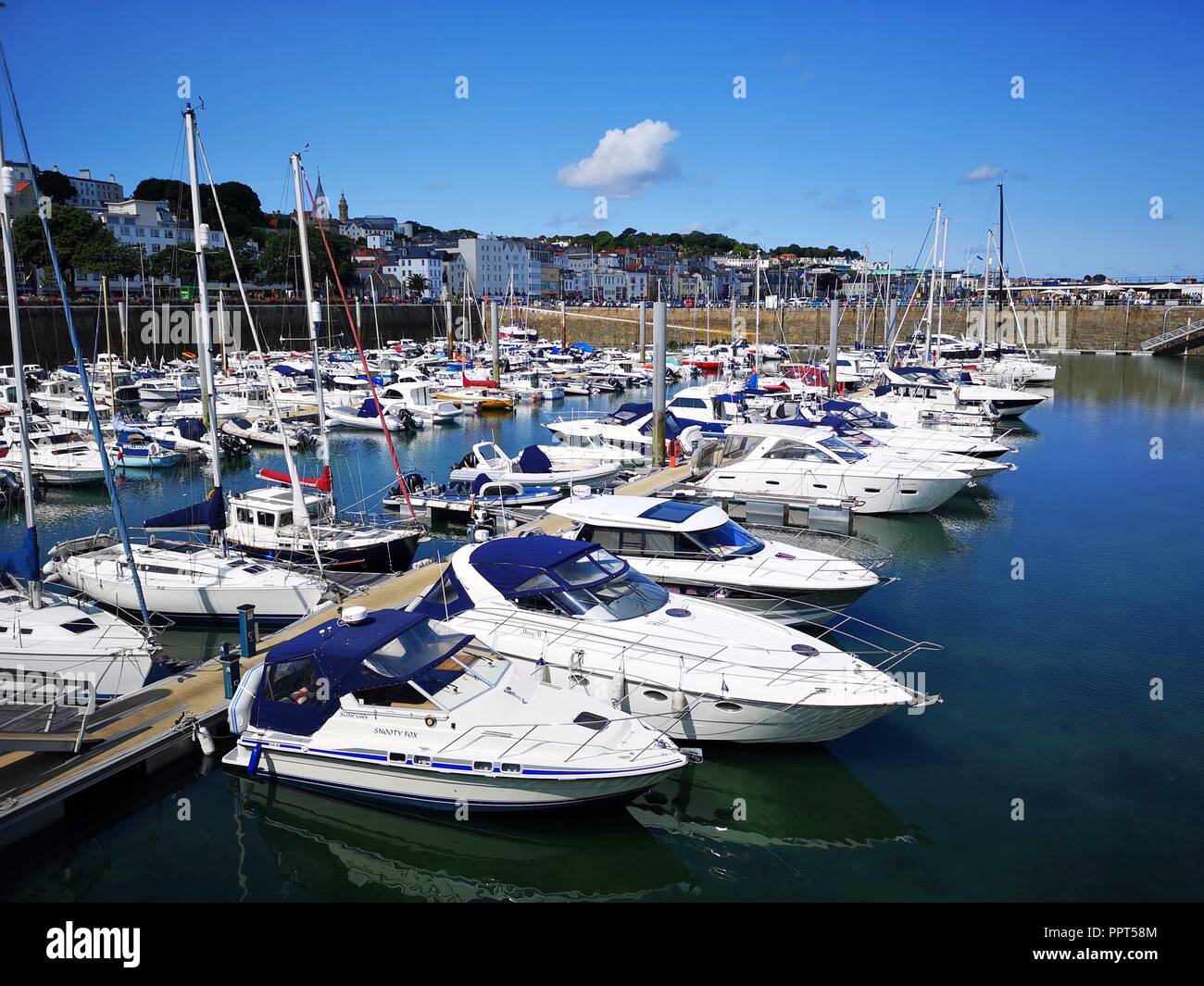St peter port is the capital of guernsey hi-res stock photography and ...