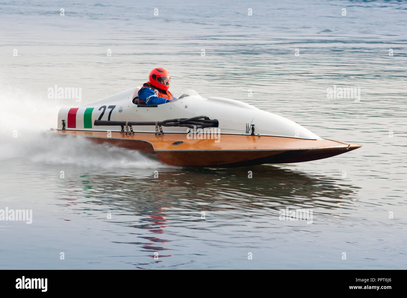 22 September 2018 - Italy, Lombardy, Cremona, Po River, Exhibition Old ...