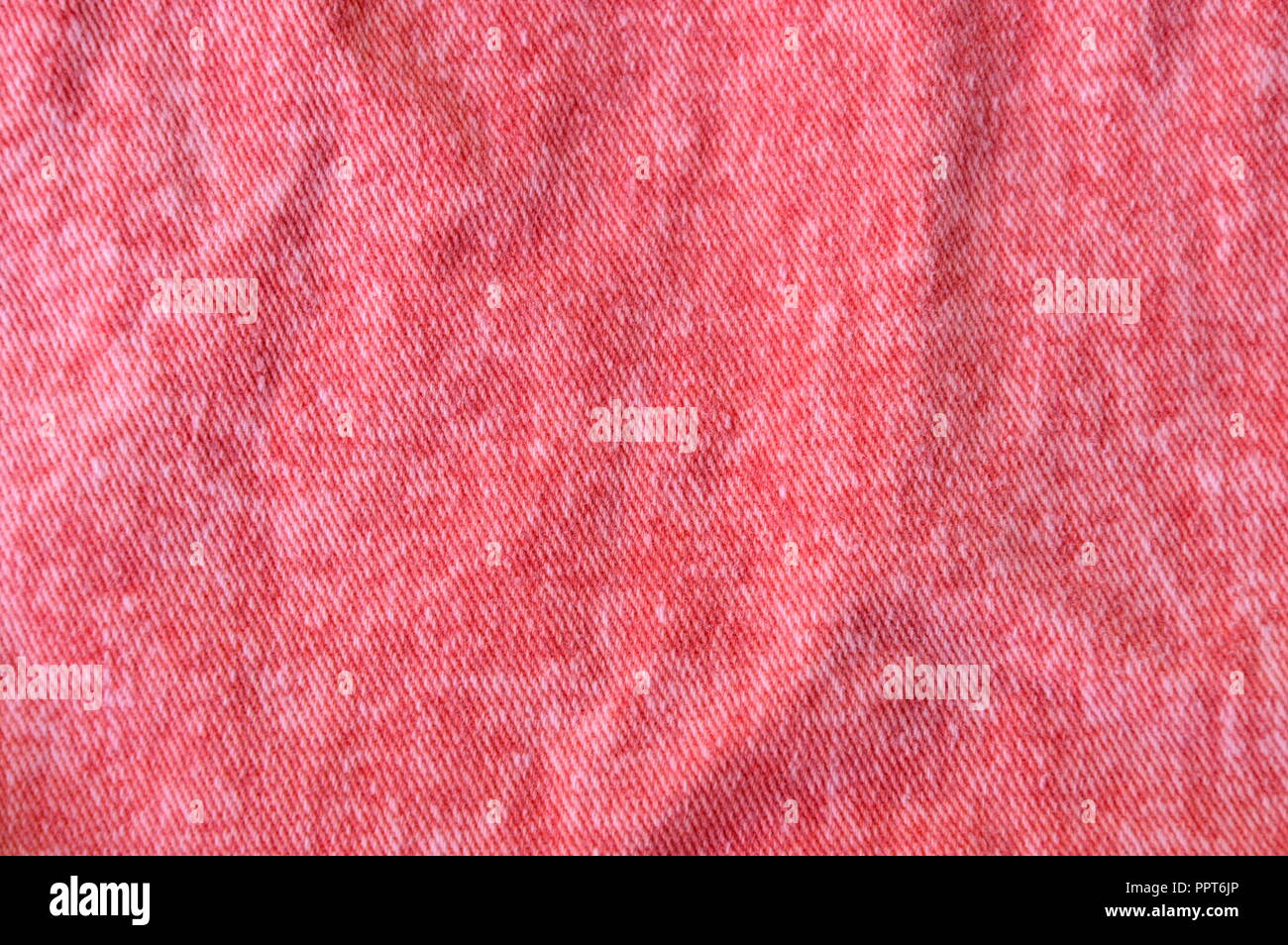 red jean fabric texture and background Stock Photo - Alamy
