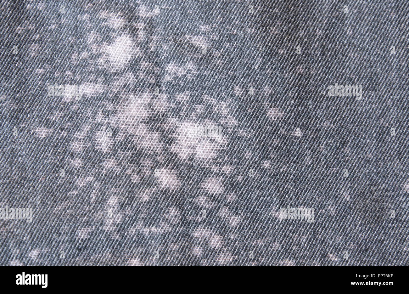 stain on jean fabric texture and background Stock Photo - Alamy