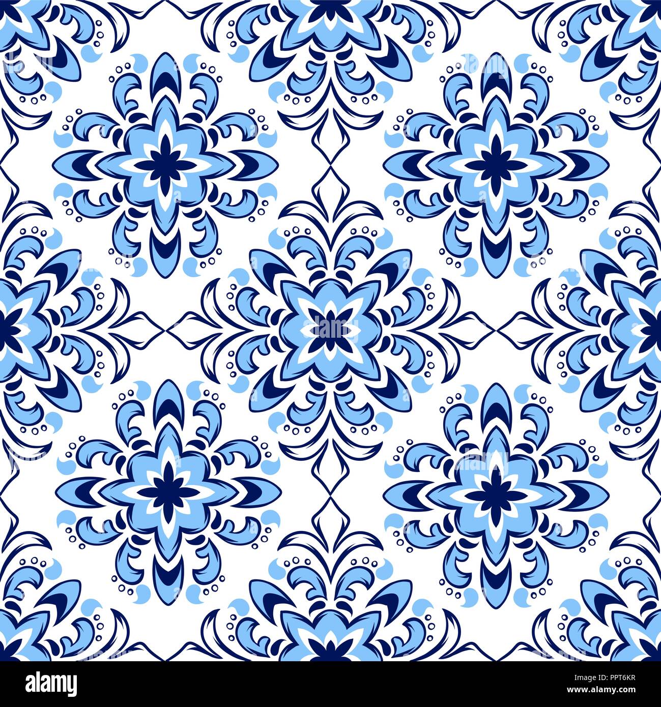 Italian tile pattern. Ethnic folk ornament Stock Vector Image & Art - Alamy