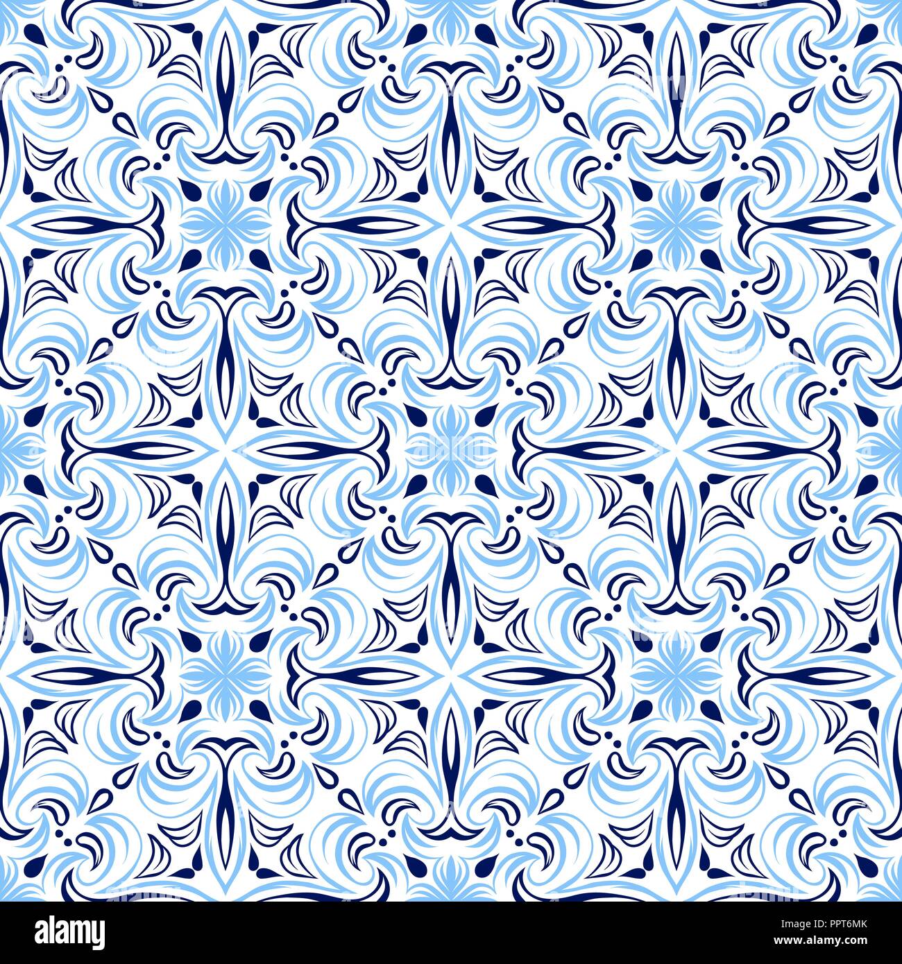 Italian tile pattern. Ethnic folk ornament Stock Vector Image & Art - Alamy