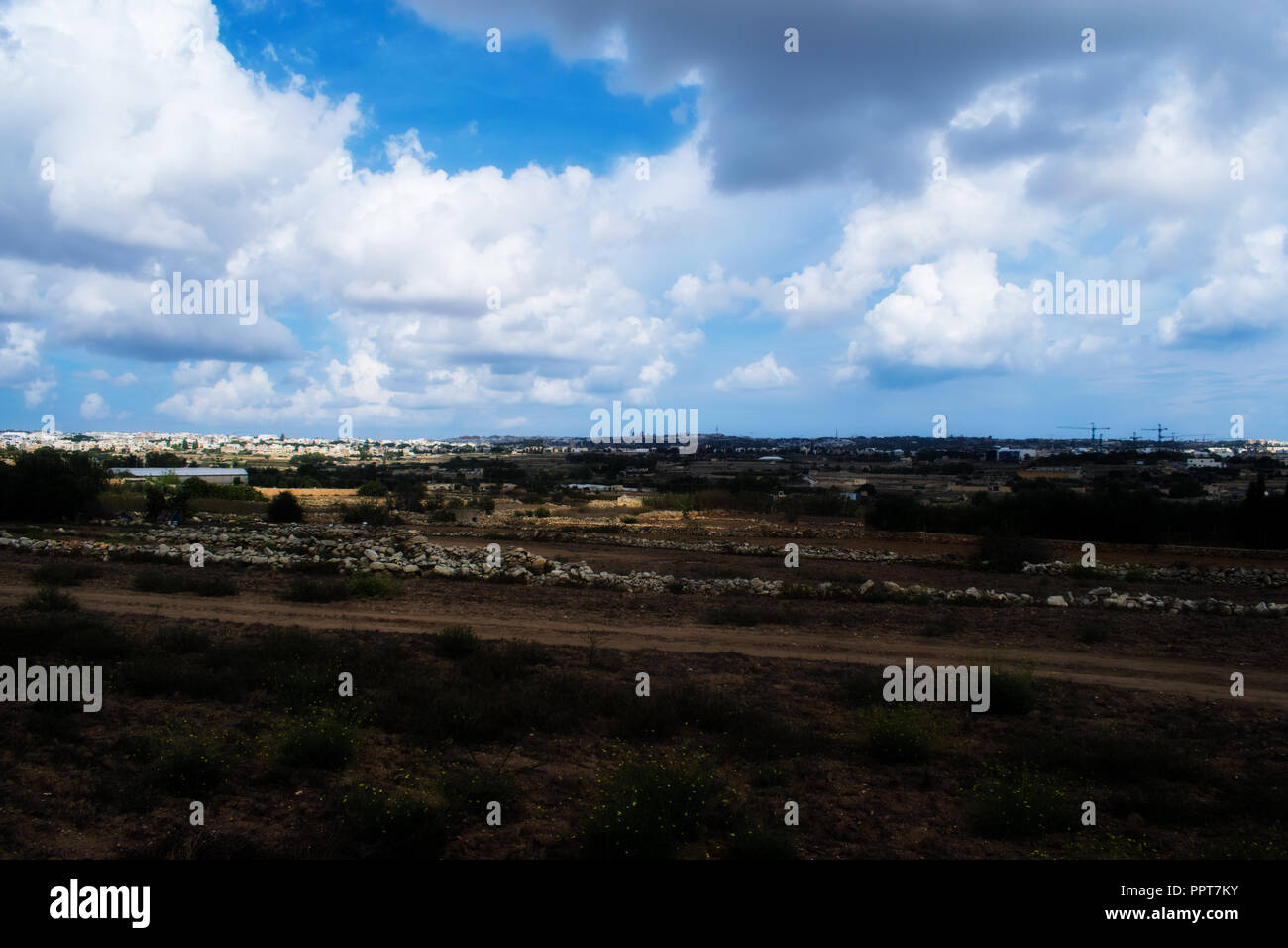 The Countryside in Zebbug, Malta Stock Photo - Alamy