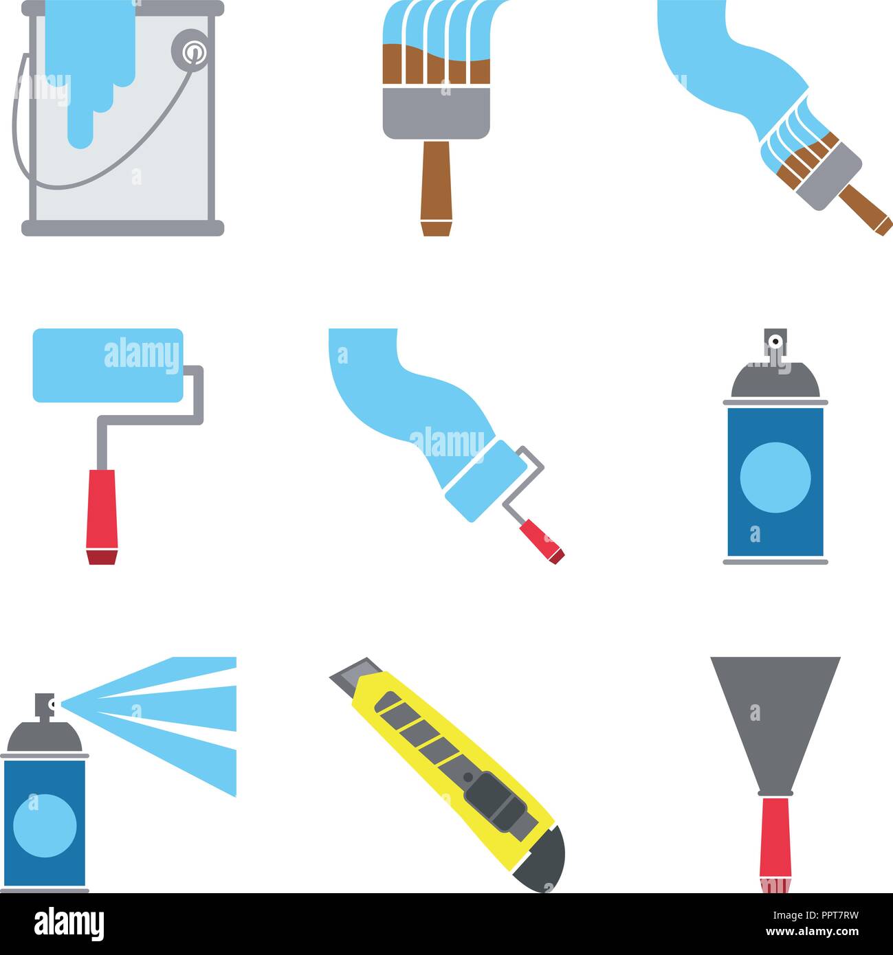Working with diy tools Stock Vector Images - Alamy