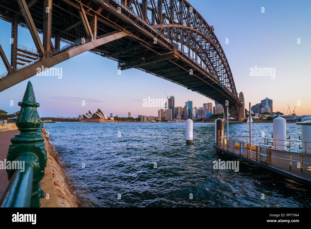 Beautiful Sunset at Sydney City Skyline Stock Photo - Alamy