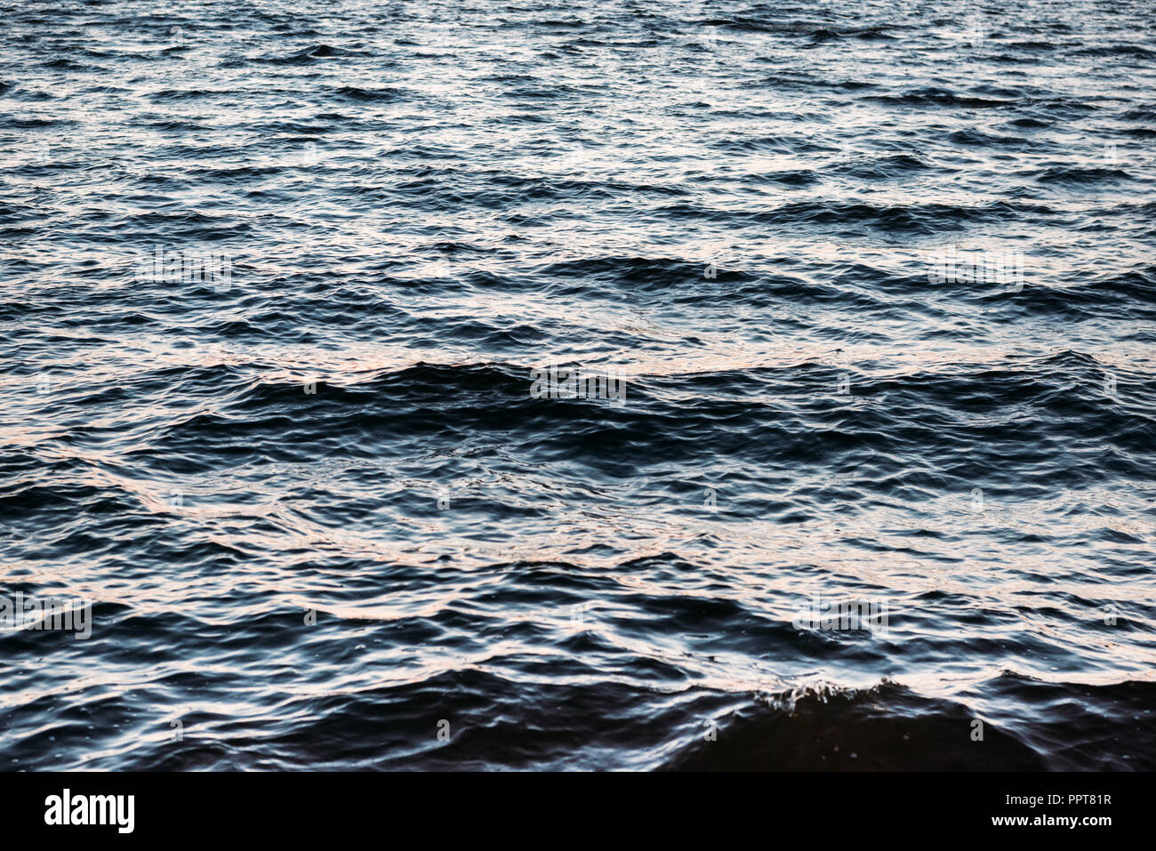 beautiful natural background with wavy sea Stock Photo - Alamy
