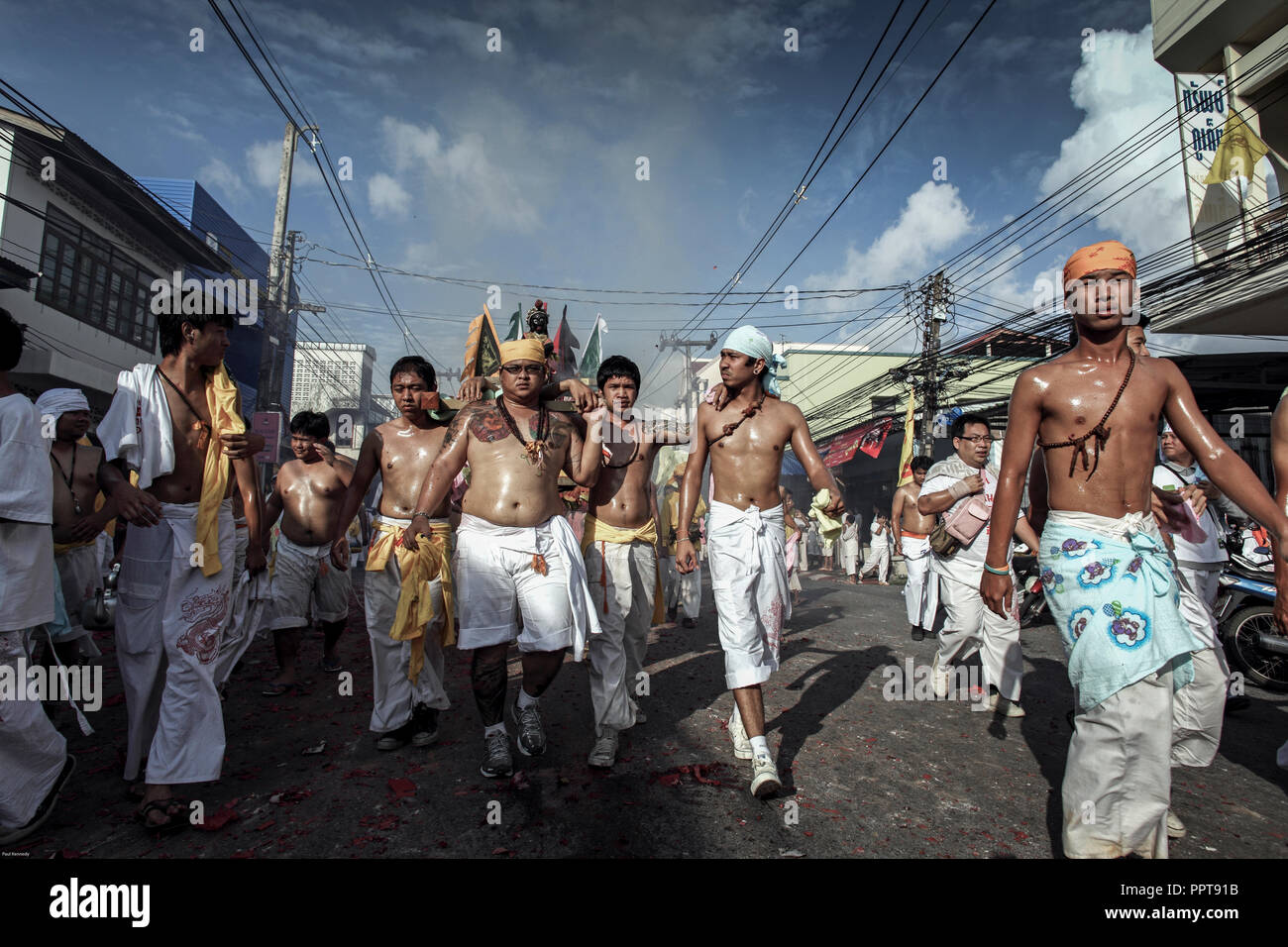 Phuket religious procession hi-res stock photography and images - Alamy