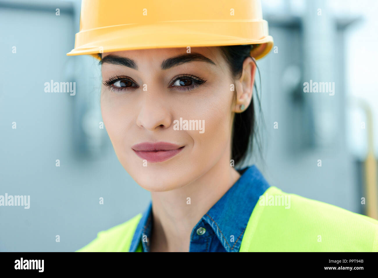 Constructor engineer architect woman in hi-res stock photography and images - Alamy
