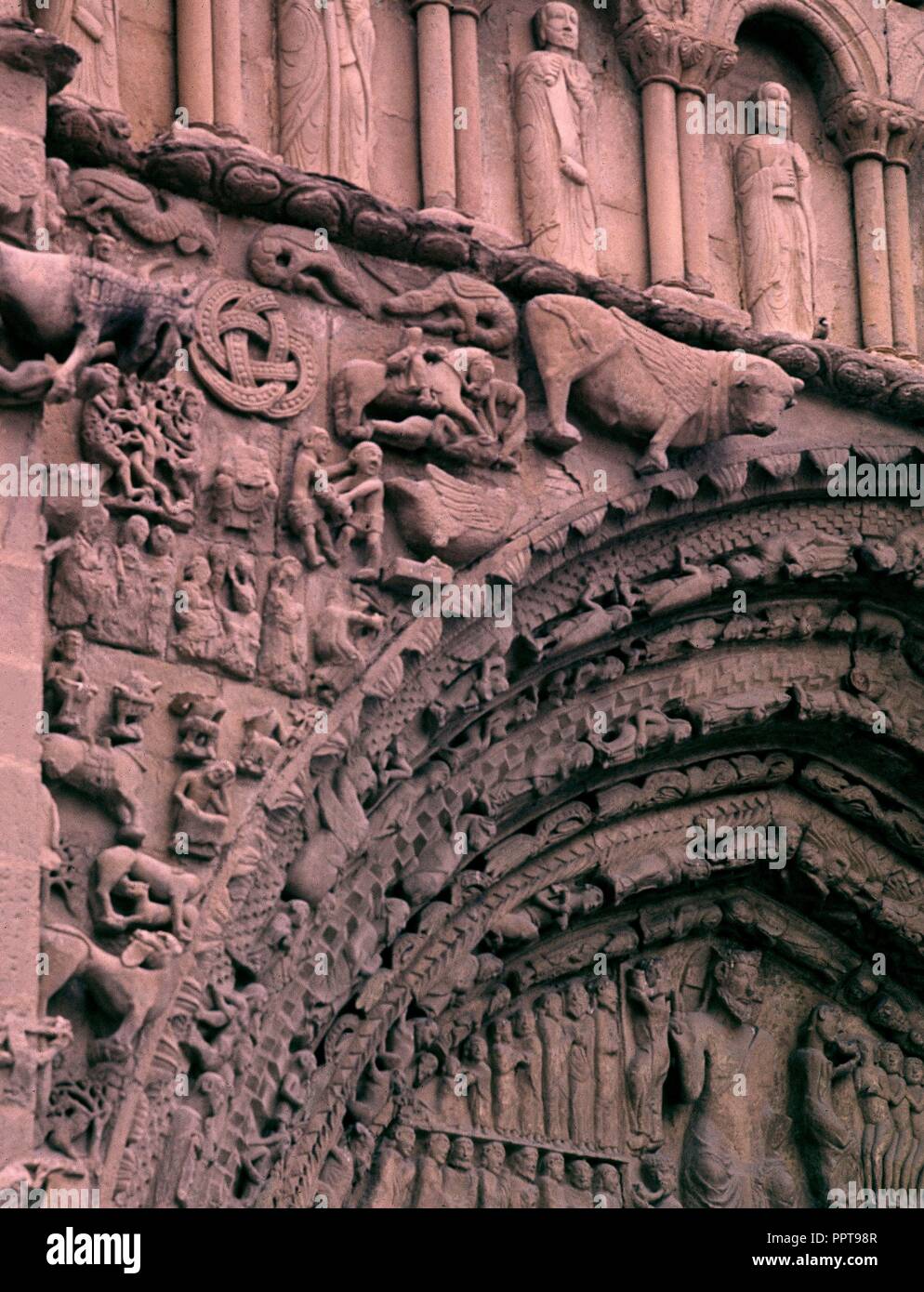 ENJUTA DE LA IGLESIA DE SANTA MARIA LA REAL DE SANGÜESA - SIGLO XII ...